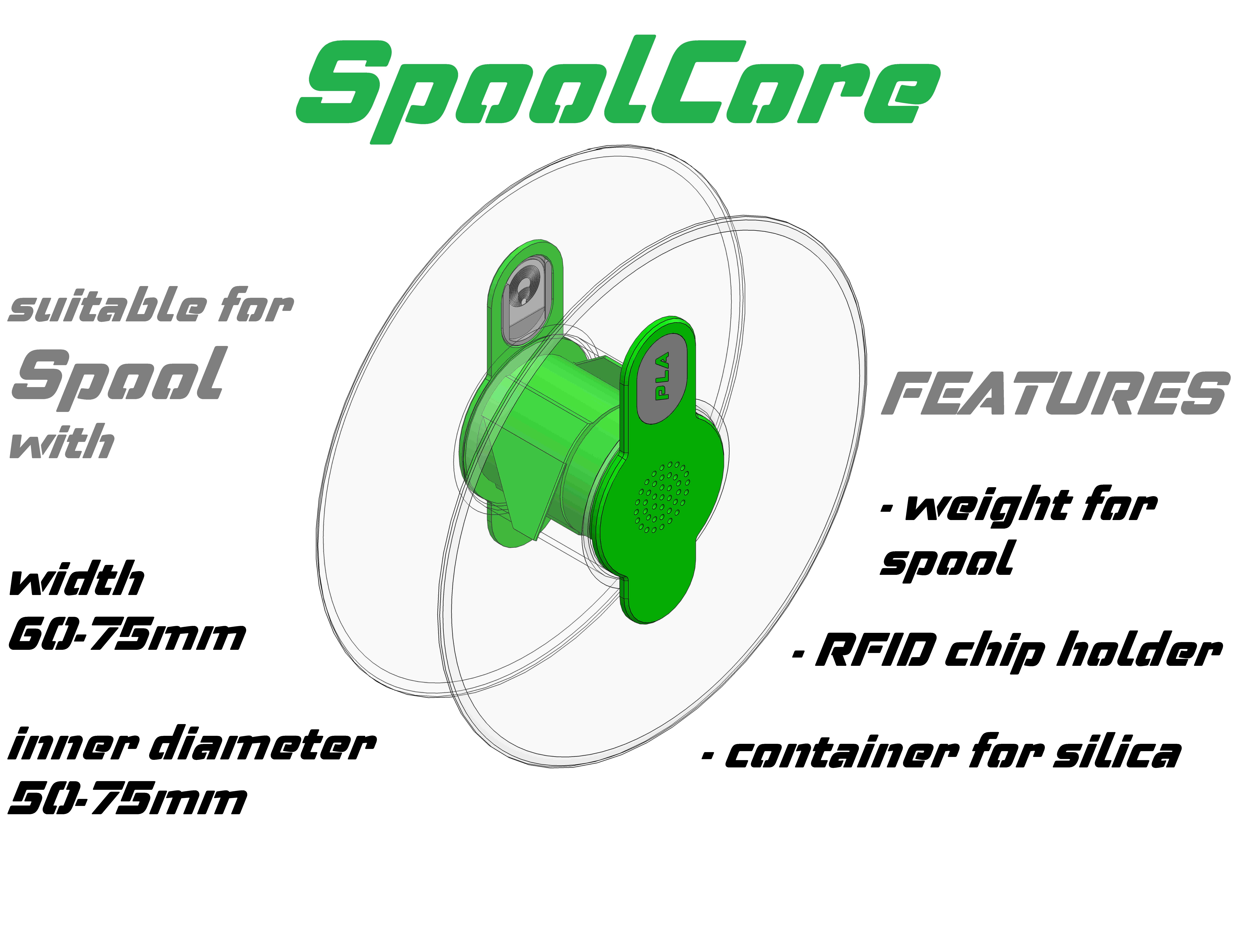 SpoolCore por Willi | Descargar modelo STL gratuito | Printables.com