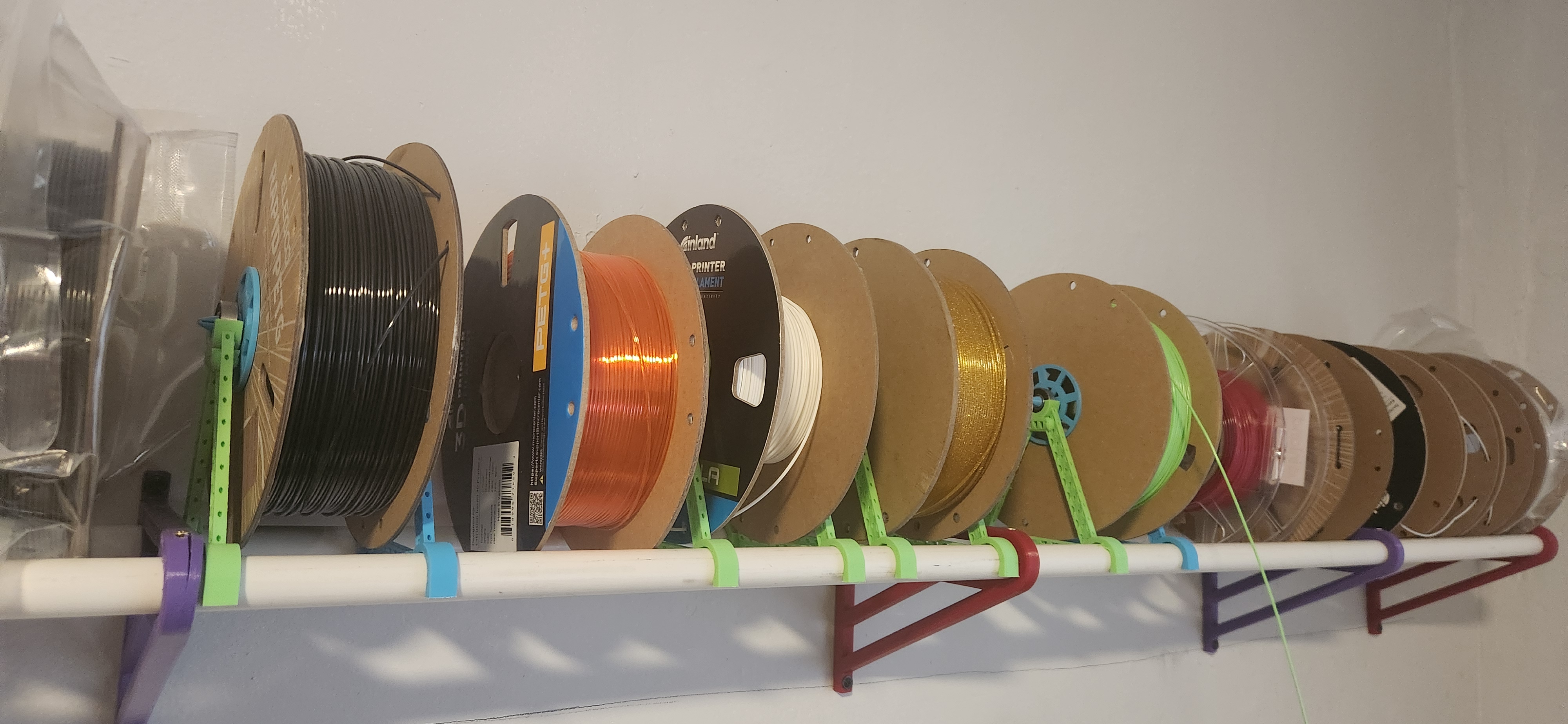 PVC Rack Cradle for Center supported Spools by Asa Parker | Download ...