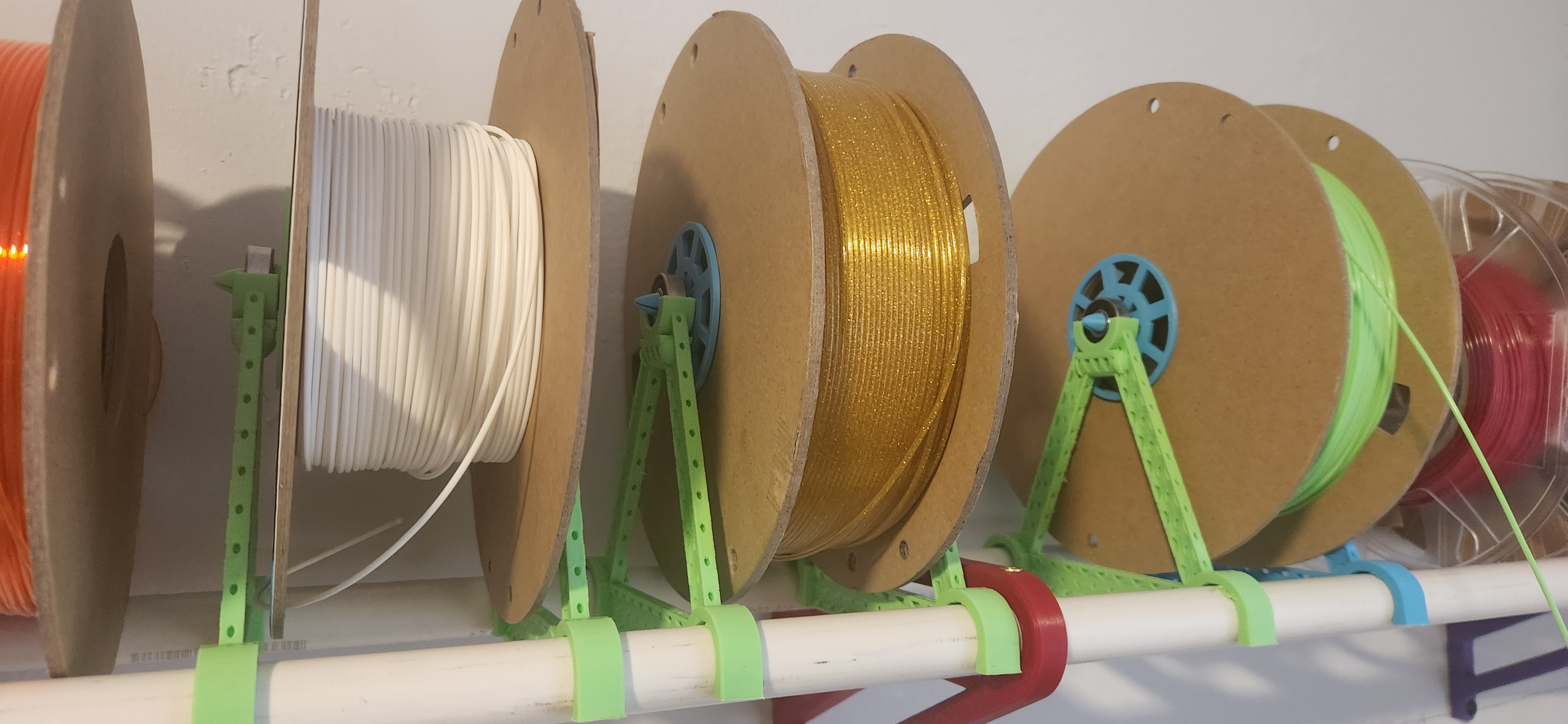 PVC Rack Cradle for Center supported Spools by Asa Parker | Download ...