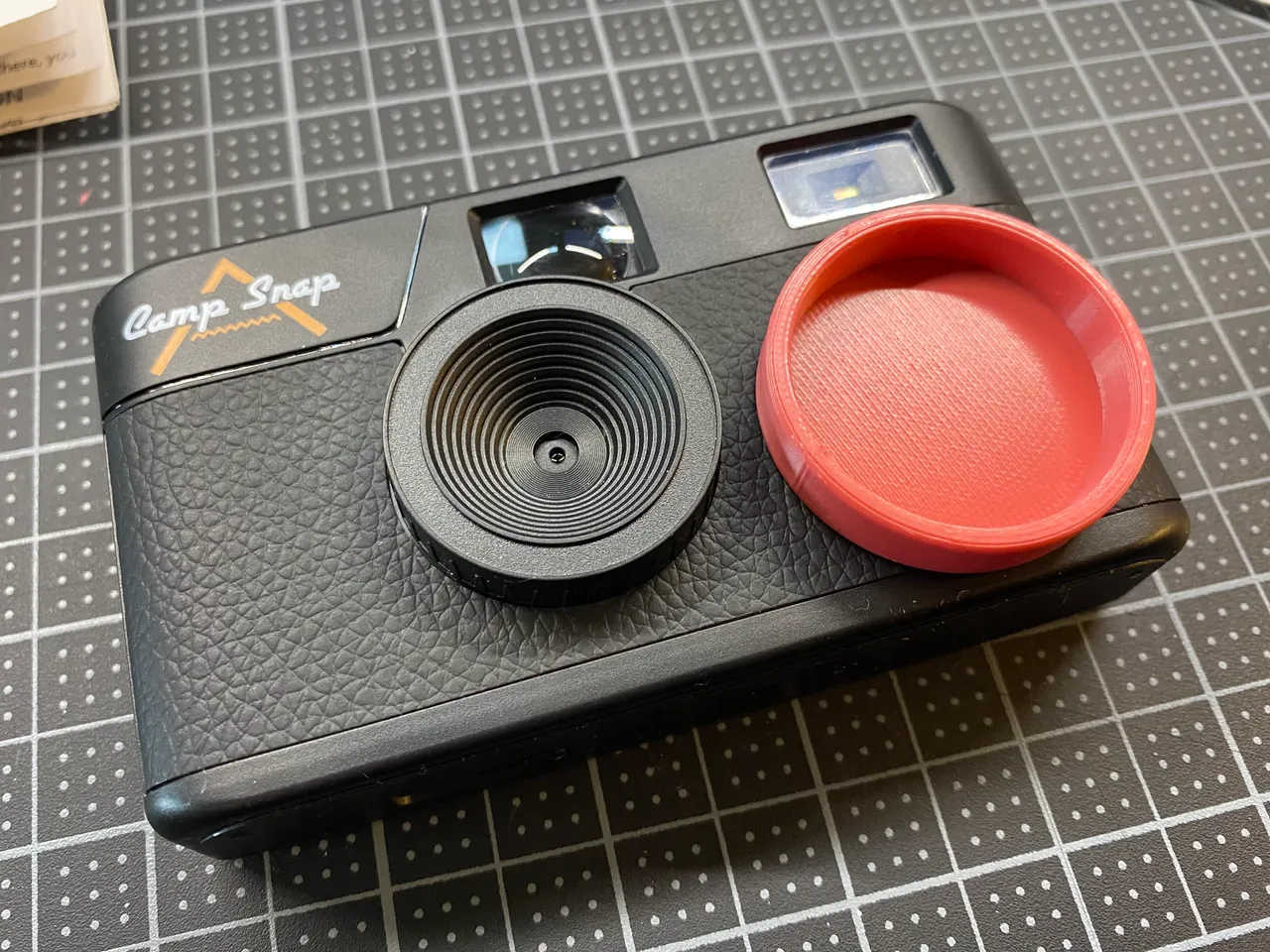 Camp Snap Camera Lens Cap by amckimmey | Download free STL model ...