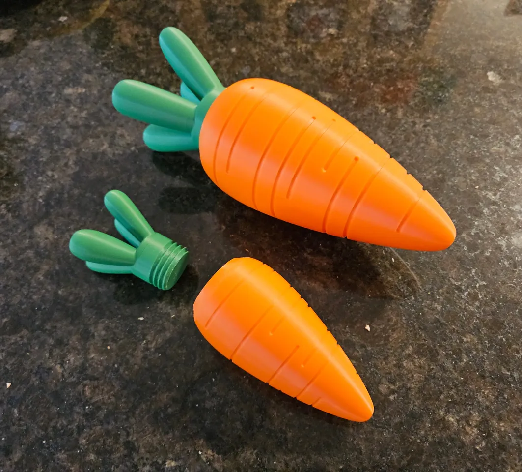 Carrot Container by Vice | Download free STL model | Printables.com