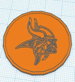 vikings coin/medallion by Ripley | Download free STL model | Printables.com