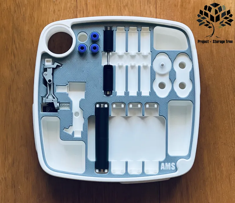 Storage Tree - AMS unit Parts 1 by Jorge | Download free STL model ...