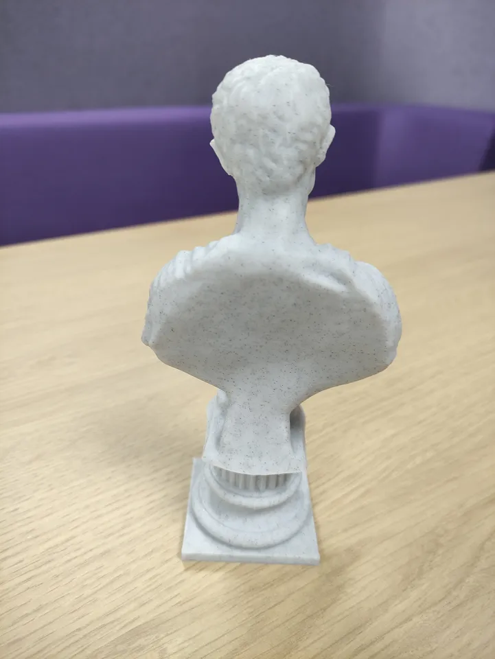 Julius Caesar On Ionic Column Pillar Base (Remix) by Jivinace | Download free STL model ...