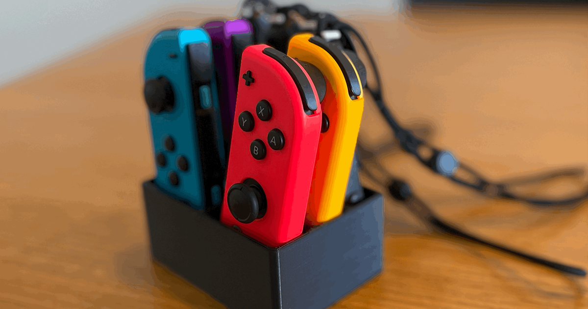 4 x Joy-Con and Straps Holder by Yaron Alkolombre | Download free STL ...