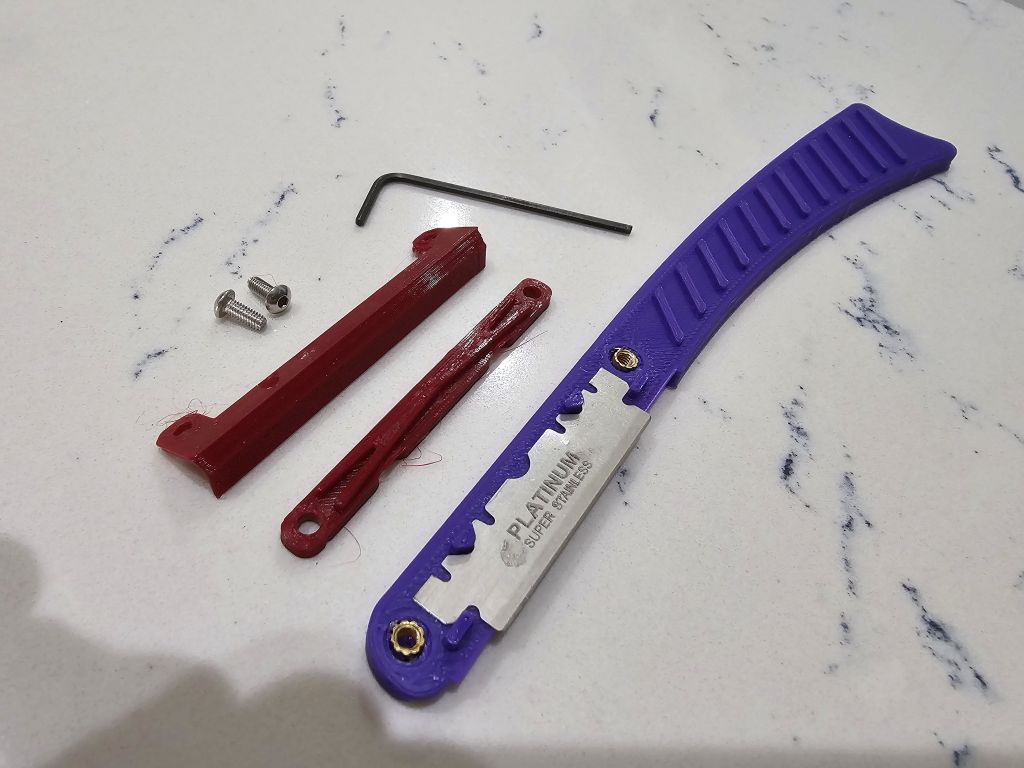 Razor Blade Holder, Single Edge by Fergy7 | Download free STL model ...