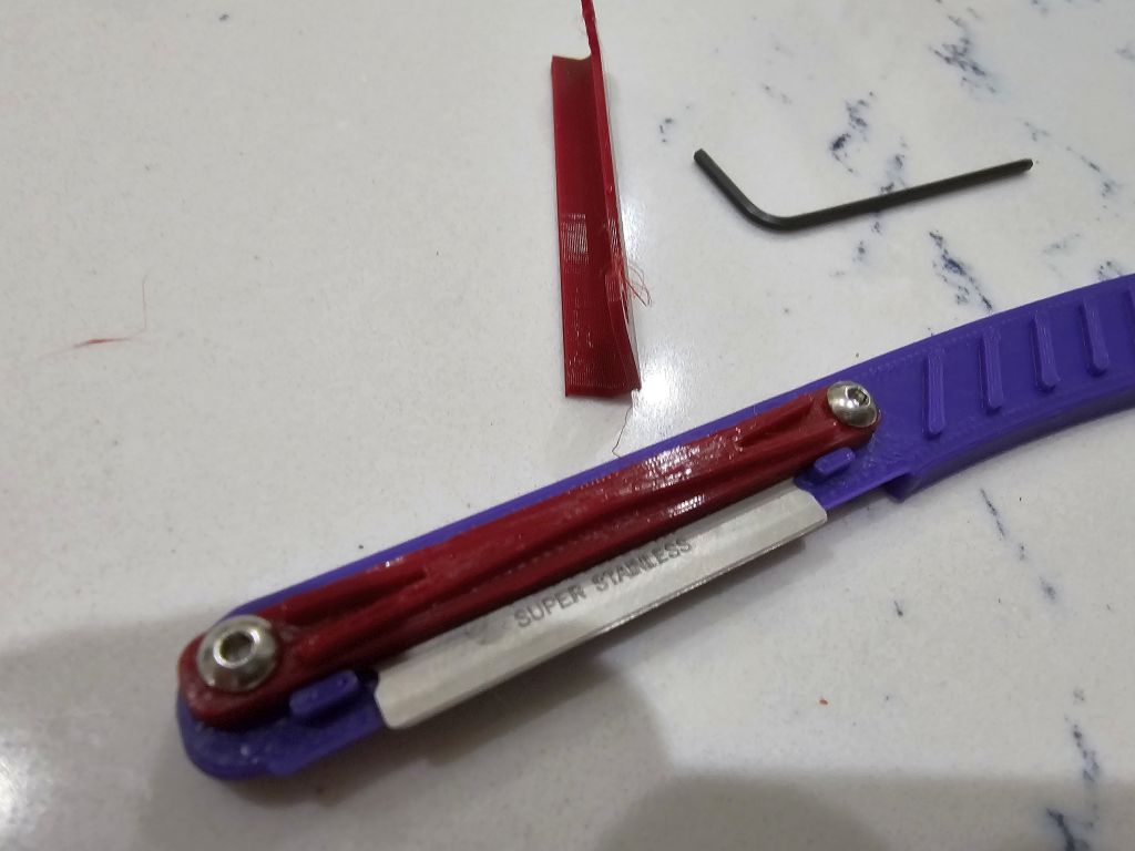 Razor Blade Holder, Single Edge by Fergy7 | Download free STL model ...