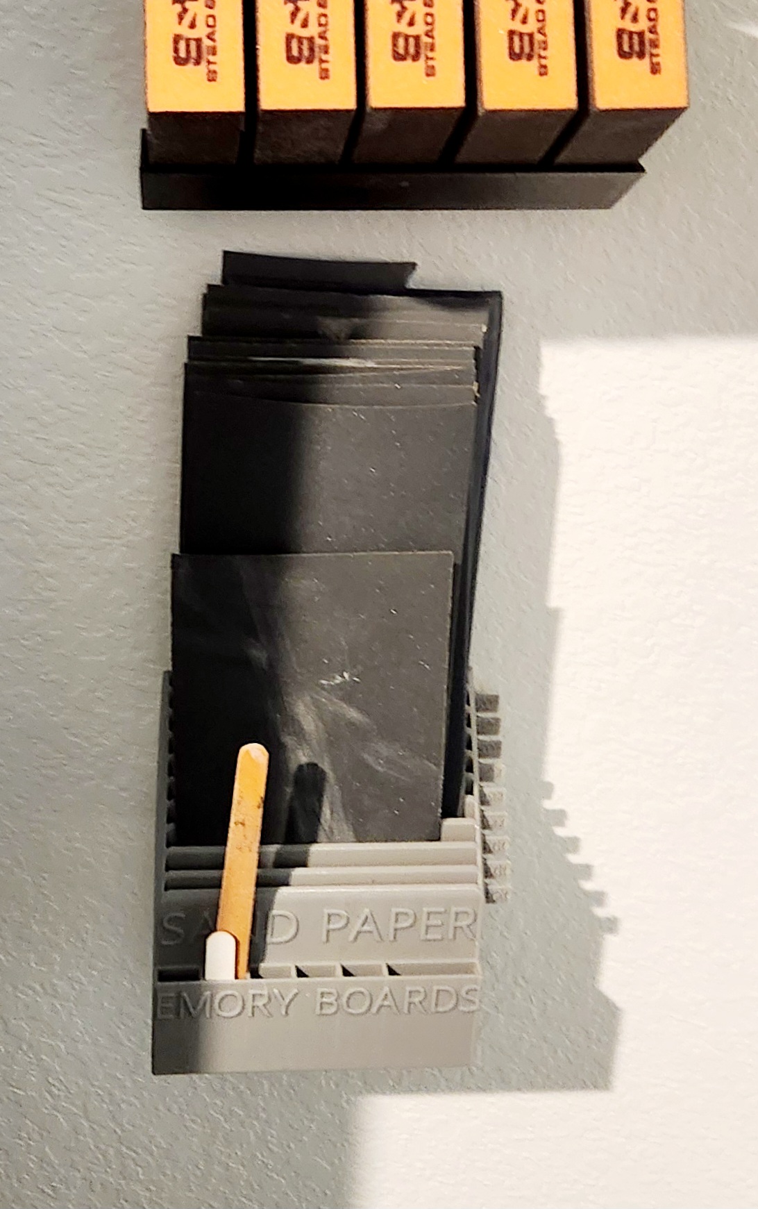 Sand Paper Wall Rack by BeautifulLEDs | Download free STL model ...
