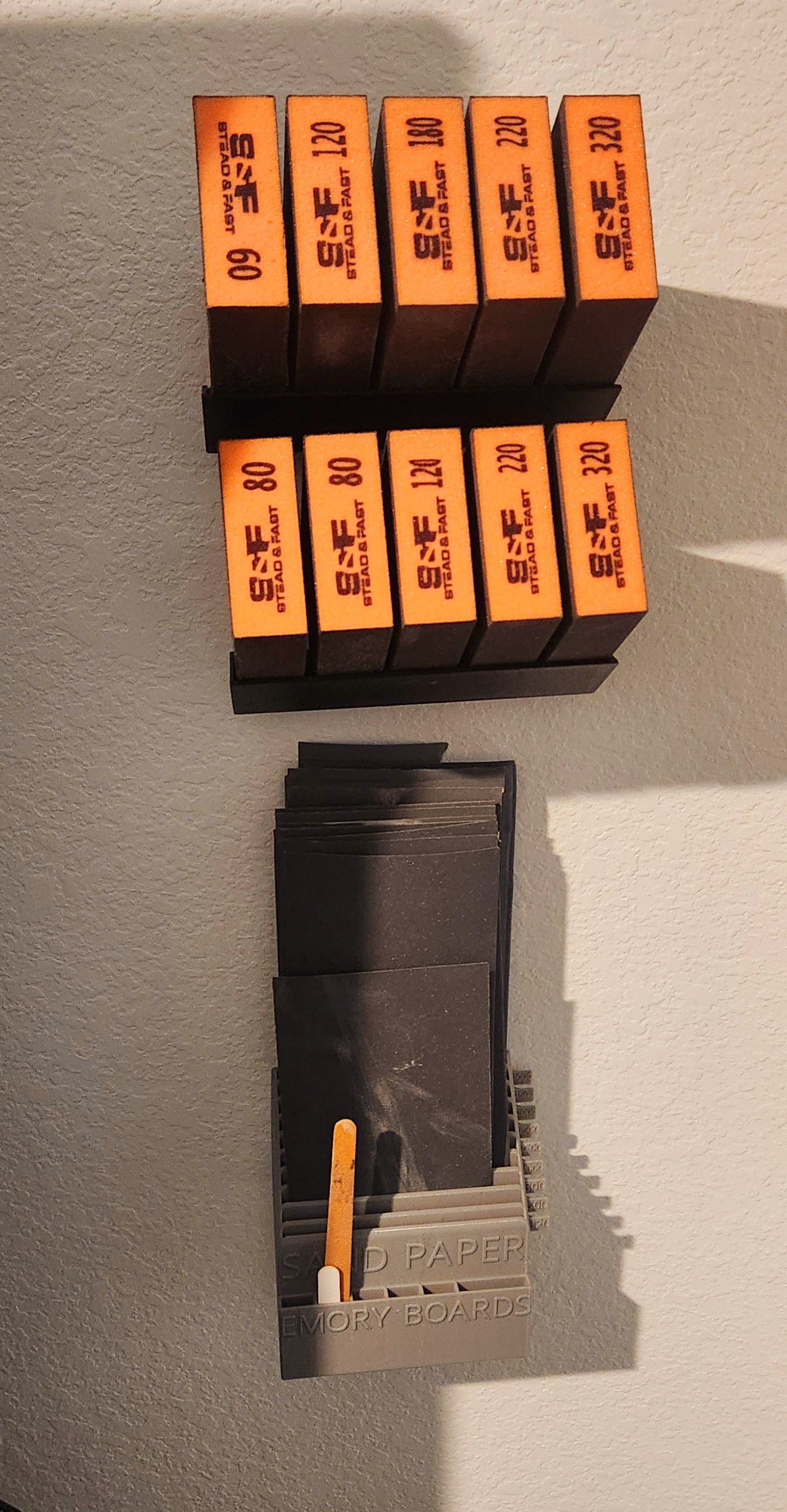 Sand Paper Wall Rack by BeautifulLEDs | Download free STL model ...