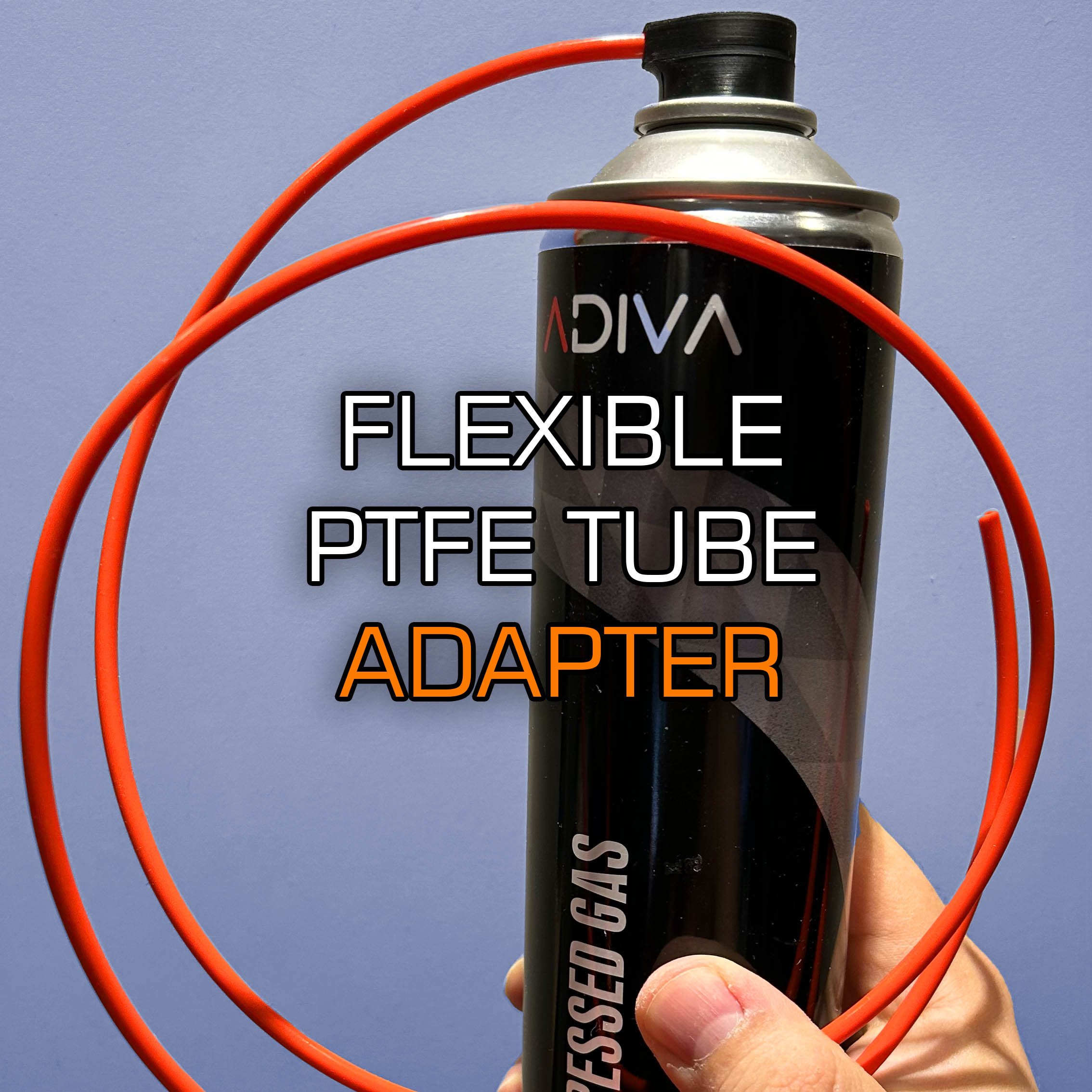 Comperssed Air - PTFE Tube Adapter by sobieh | Download free STL model ...