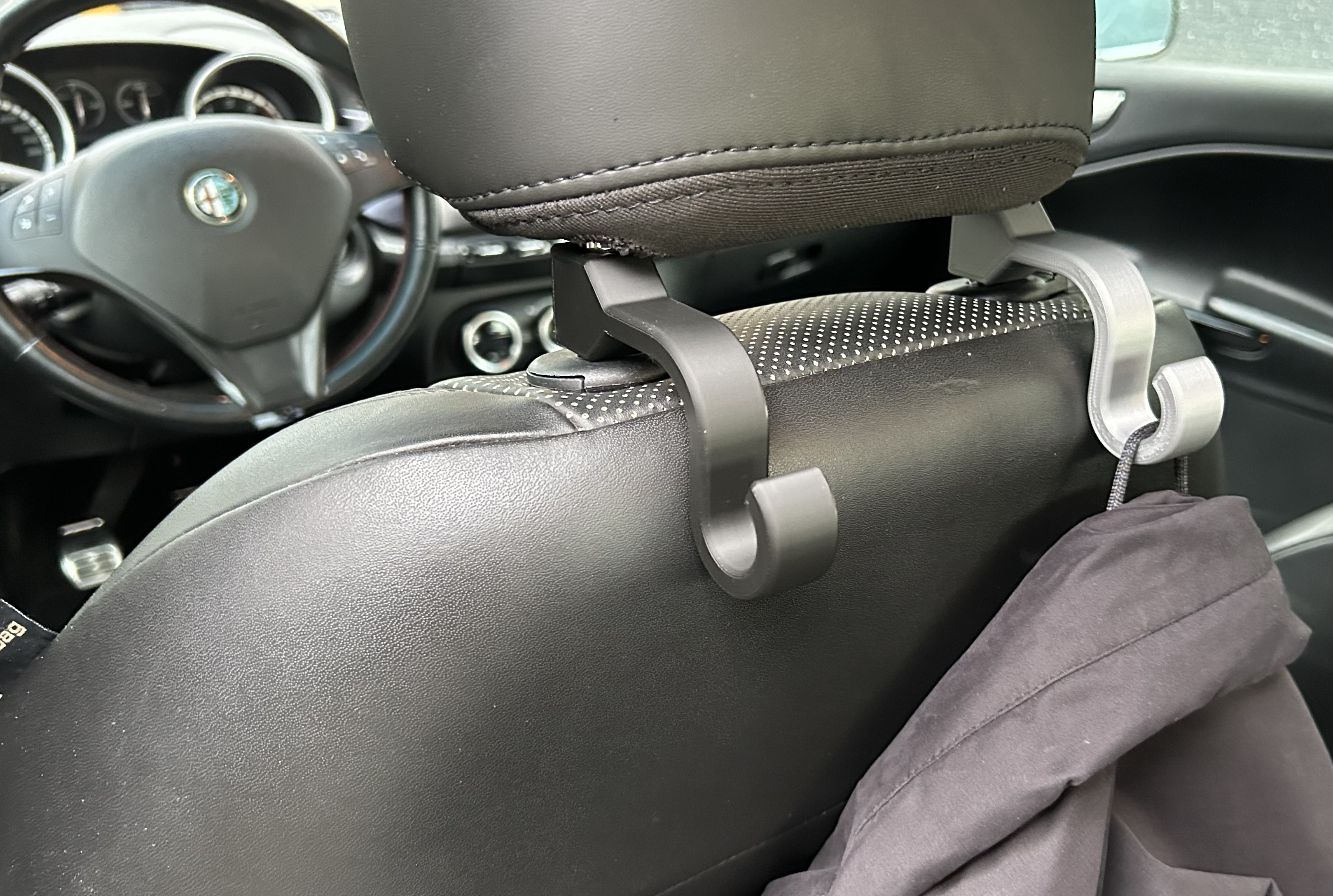 Car headrest hook. by Techro3D | Download free STL model | Printables.com