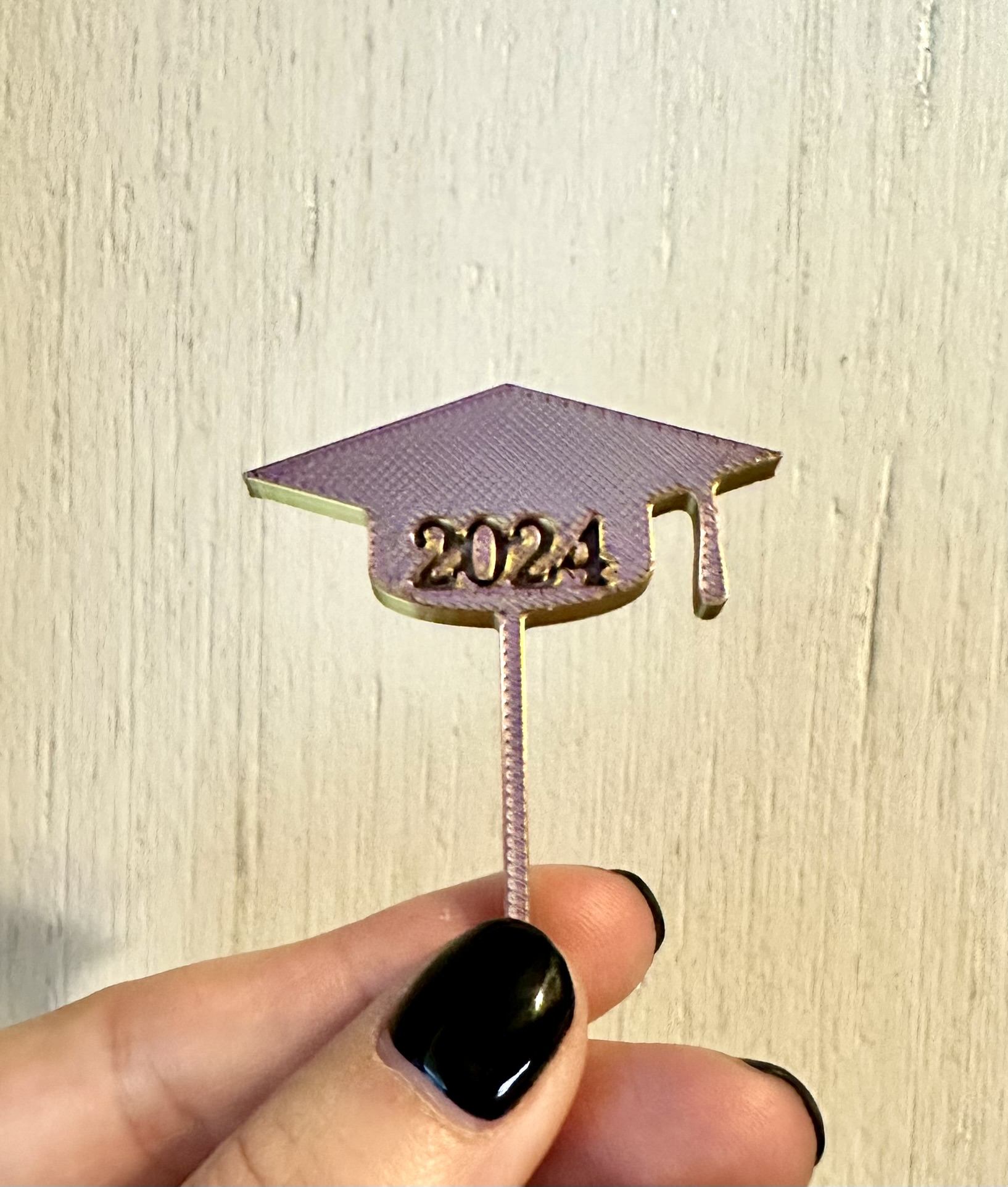 2024 Graduation Cupcake Topper by MKLand | Download free STL model ...