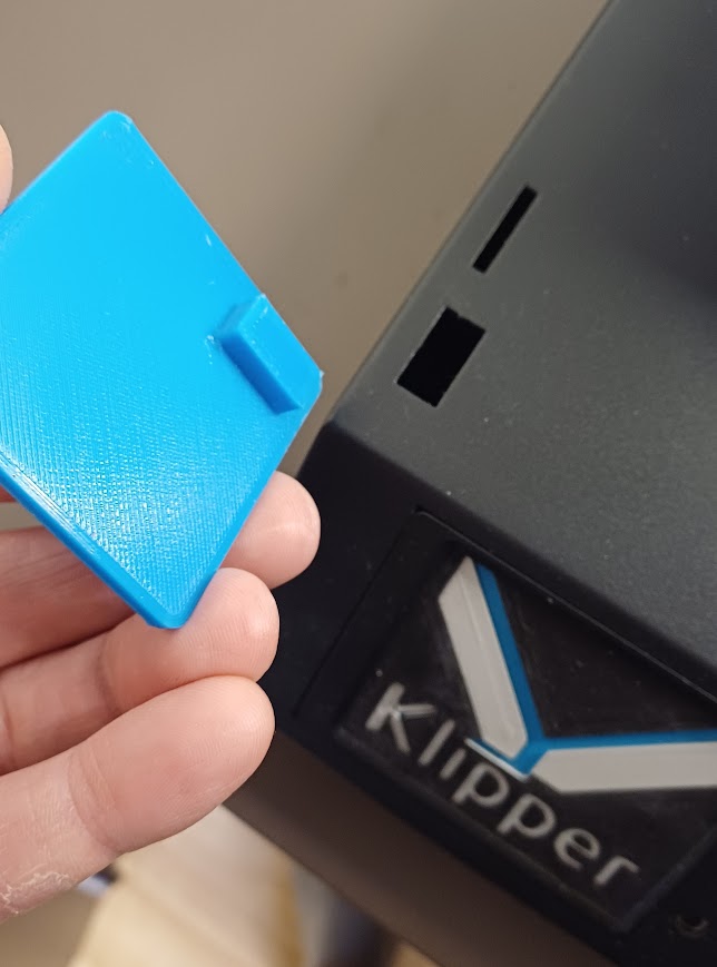 Sidewinder X2 USB slot cover by Vytautas Juodviršis | Download free STL ...