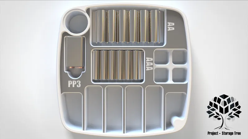 Modular Storage Tree - Leaf for remixes by Jorge | Download free STL ...