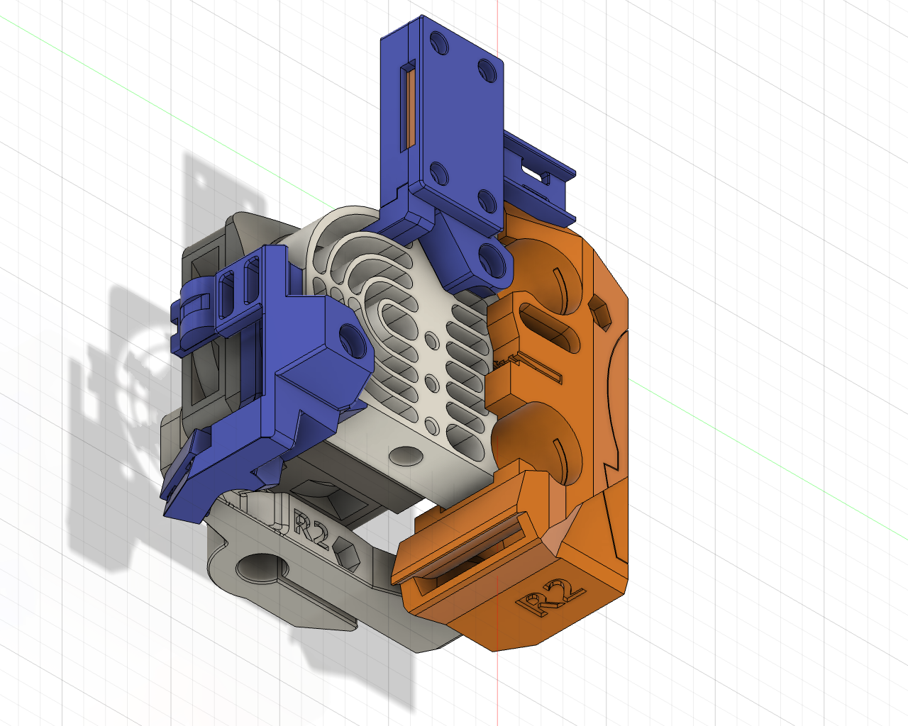 3DO Nozzle Cam, LED and PCB Integrated Mount for Prusa MINI/MINI+ by ...