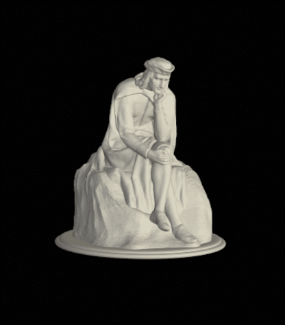 The thinker statue by Rott3D | Download free STL model | Printables.com