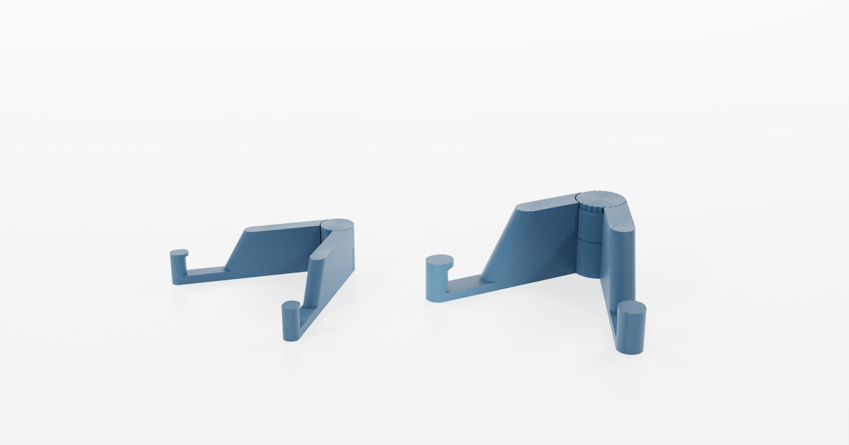 Portable phone stand (mini / medium) by earlmckay | Download free STL ...