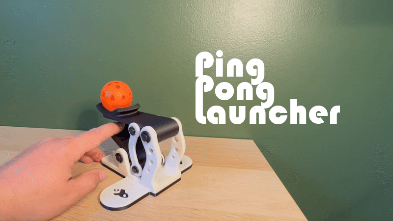 2-for-1 Ball Launcher and Mini Game - 3MF, STL, and STEP Files por ...