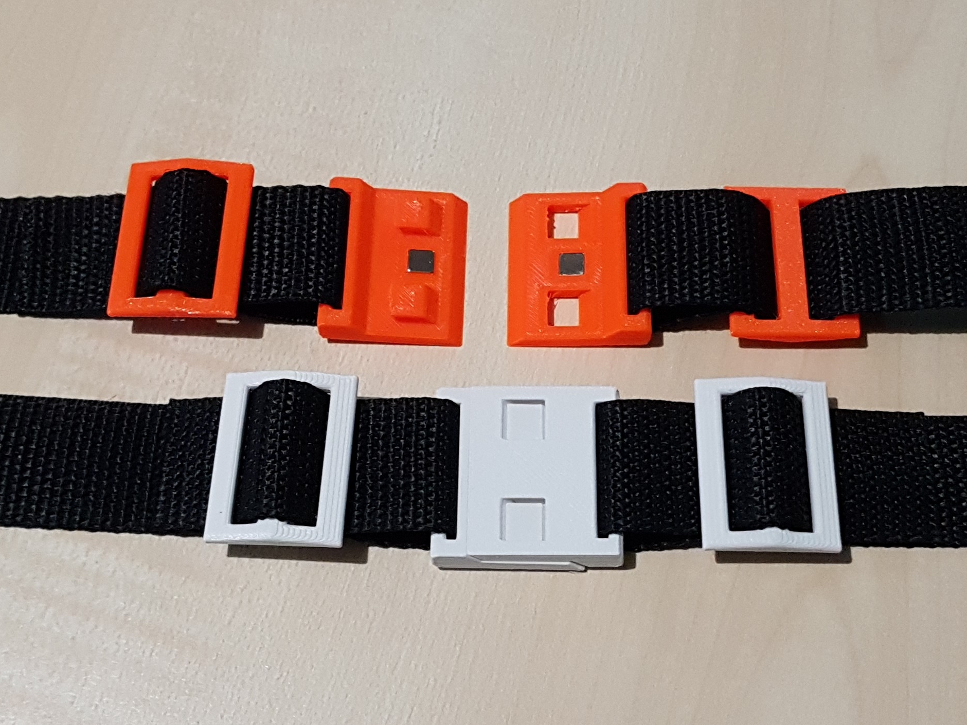 Magic strap buckle (magnetic) by HD_Creator | Download free STL model ...