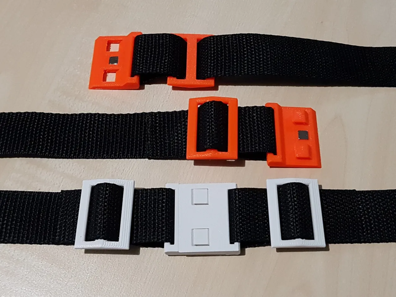 Magic strap buckle (magnetic) by HD_Creator | Download free STL model ...