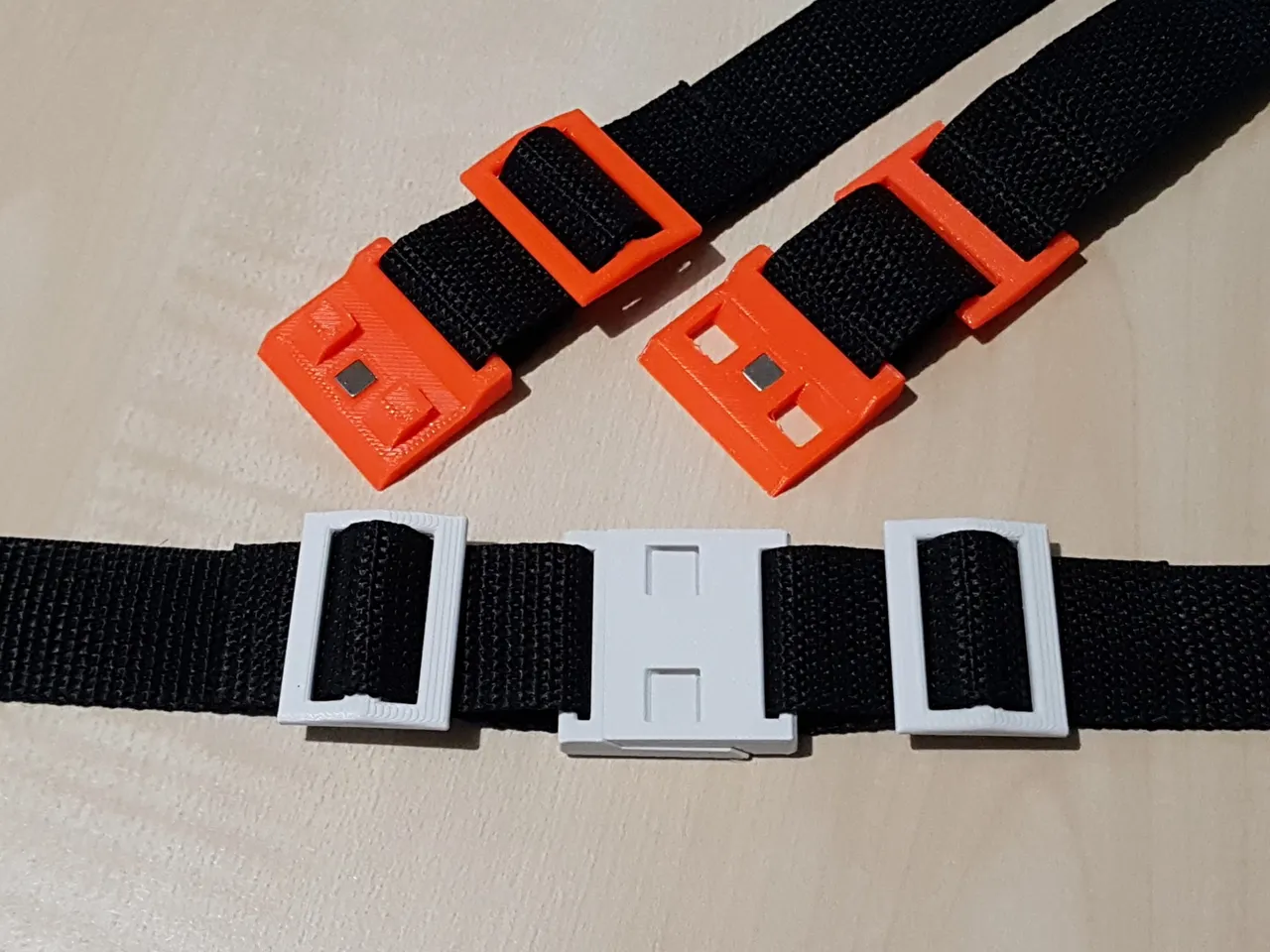 Magic strap buckle (magnetic) by HD_Creator | Download free STL model ...