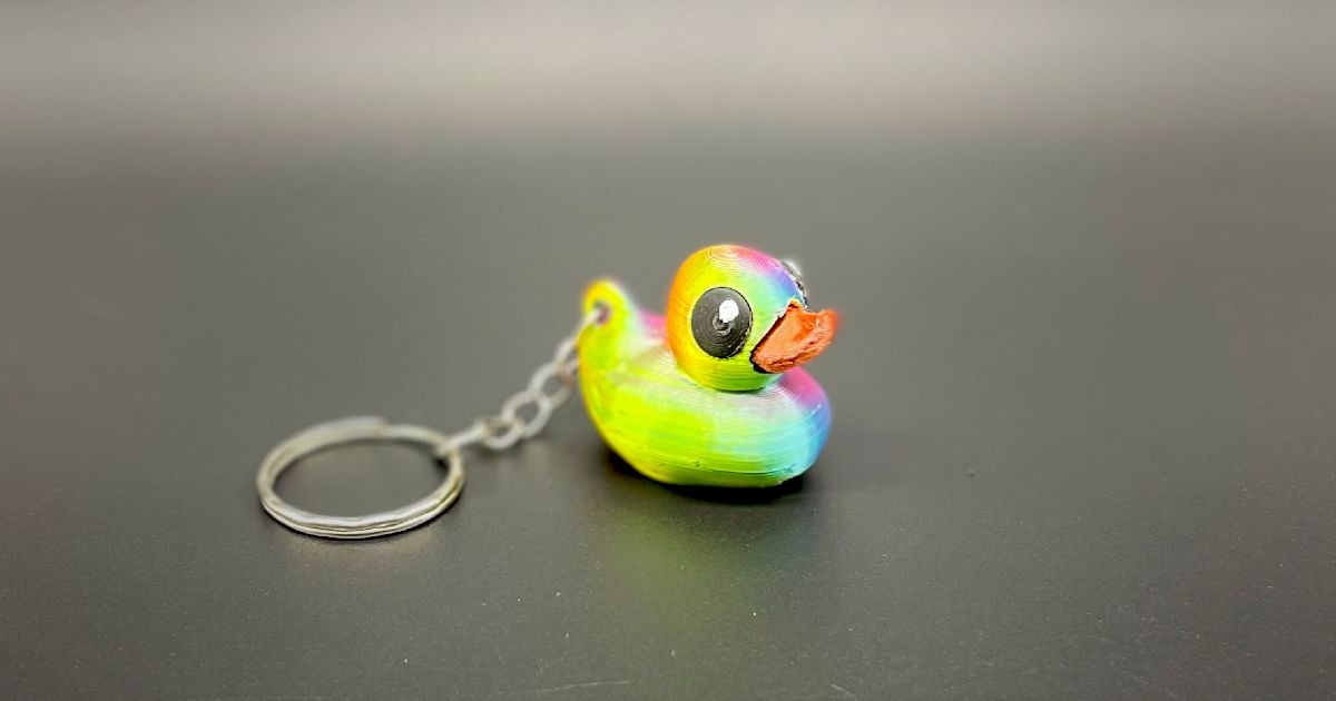 Rubber Duck Keychain by EndK7 | Printables Store