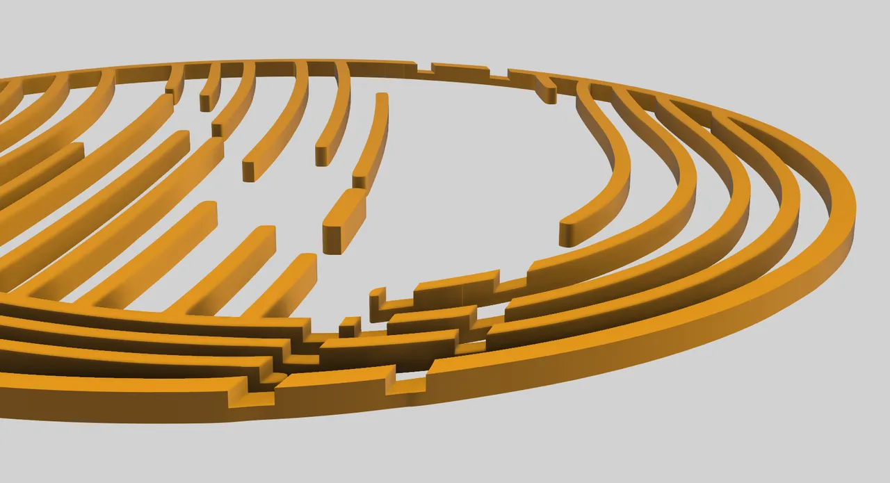 Minimalistic 2D Planet with Rings by Yellowtech | Download free STL ...