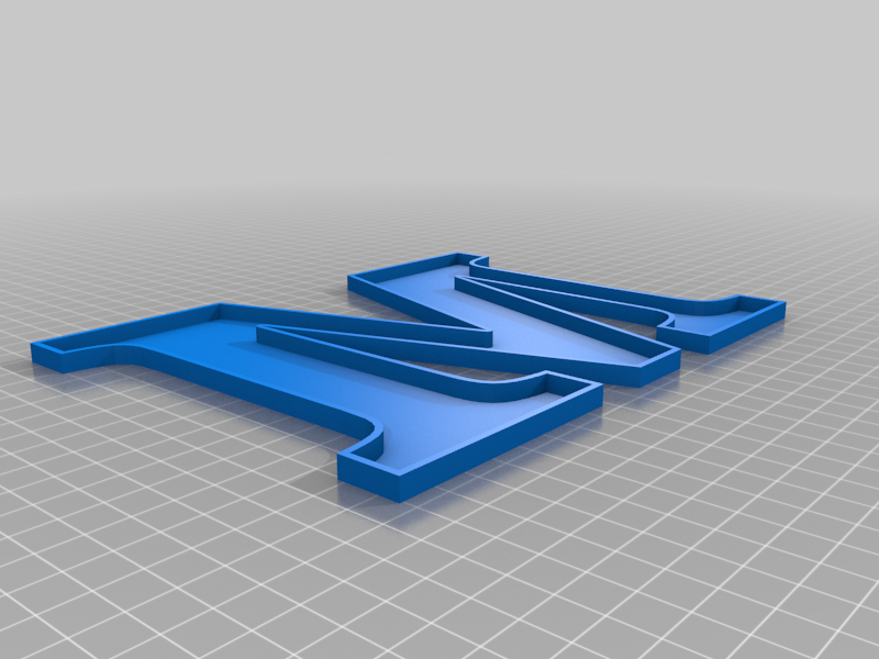 Letter M Lamp by fcauwe | Download free STL model | Printables.com