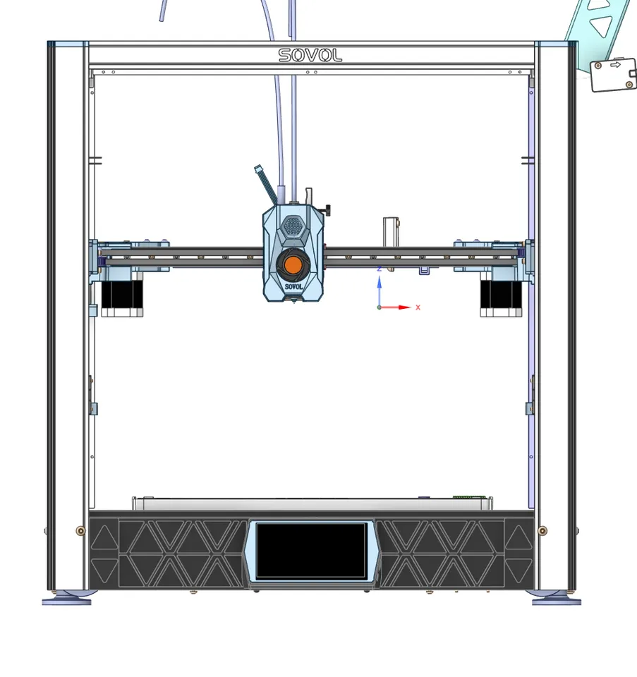 Sovol SV08 5" BTT HDMI Display by Nadir @ CN3D | Download free STL model | Printables.com