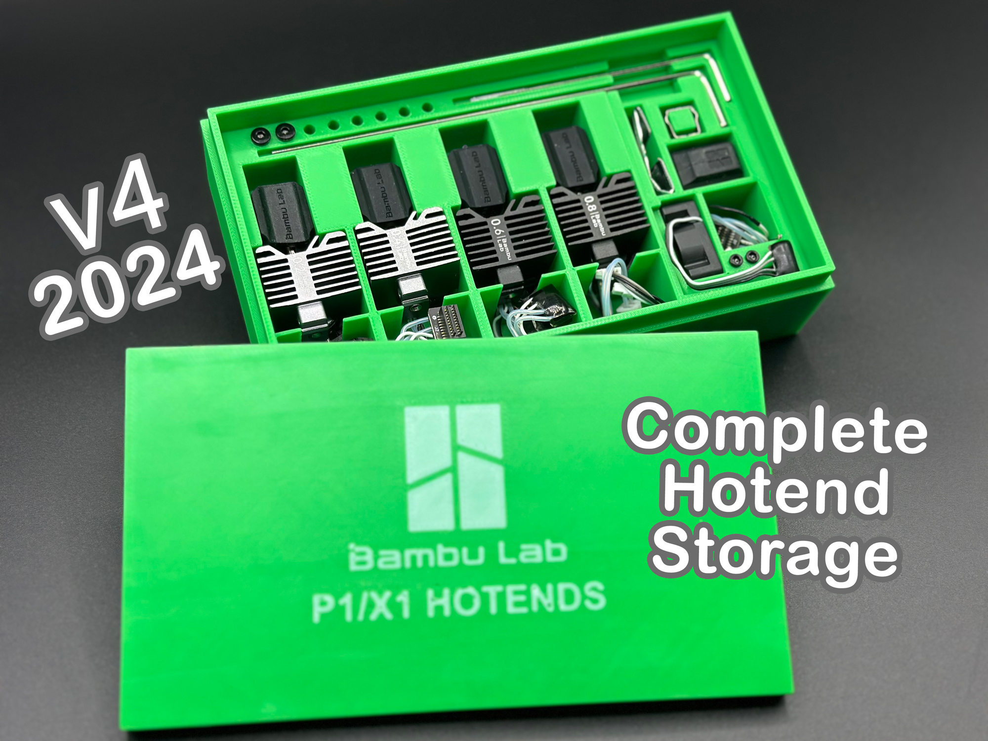 Bambu P1 / X1 Complete Hotend Storage Case v4 by ZGremlin | Download ...