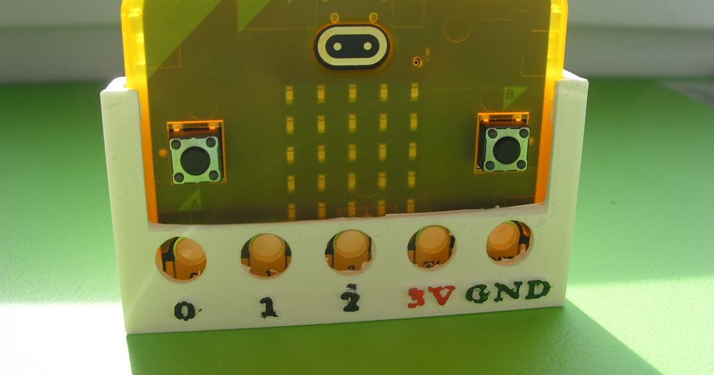 Kryt na Micro:bit (Microb:bit cover) by Muad´Dib | Download free STL ...