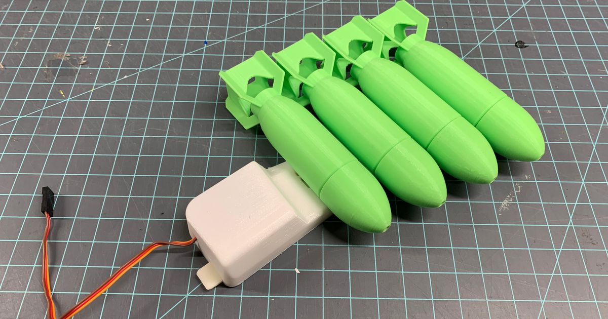 Easy RC Bomb Drop by Crashoverride | Download free STL model | Printables.com