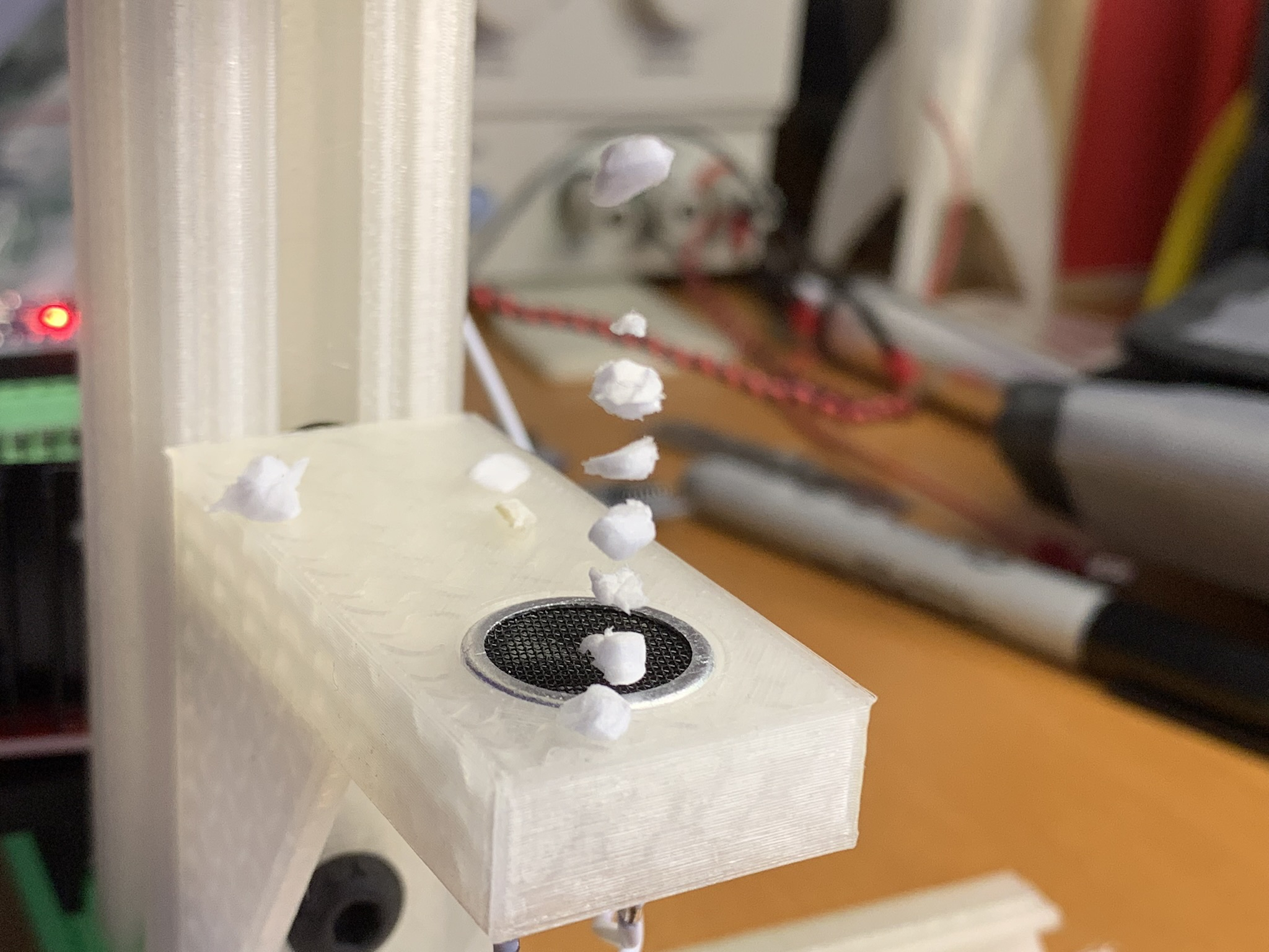 Transducer bracket for MiniLev acoustic levitator by ...