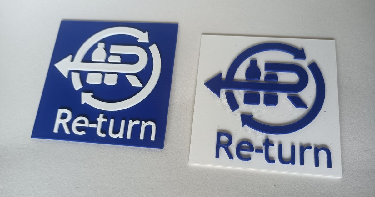 Recycle bin signs by Prosta | Download free STL model | Printables.com