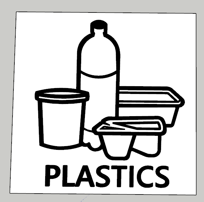 Recycle bin signs by Prosta | Download free STL model | Printables.com