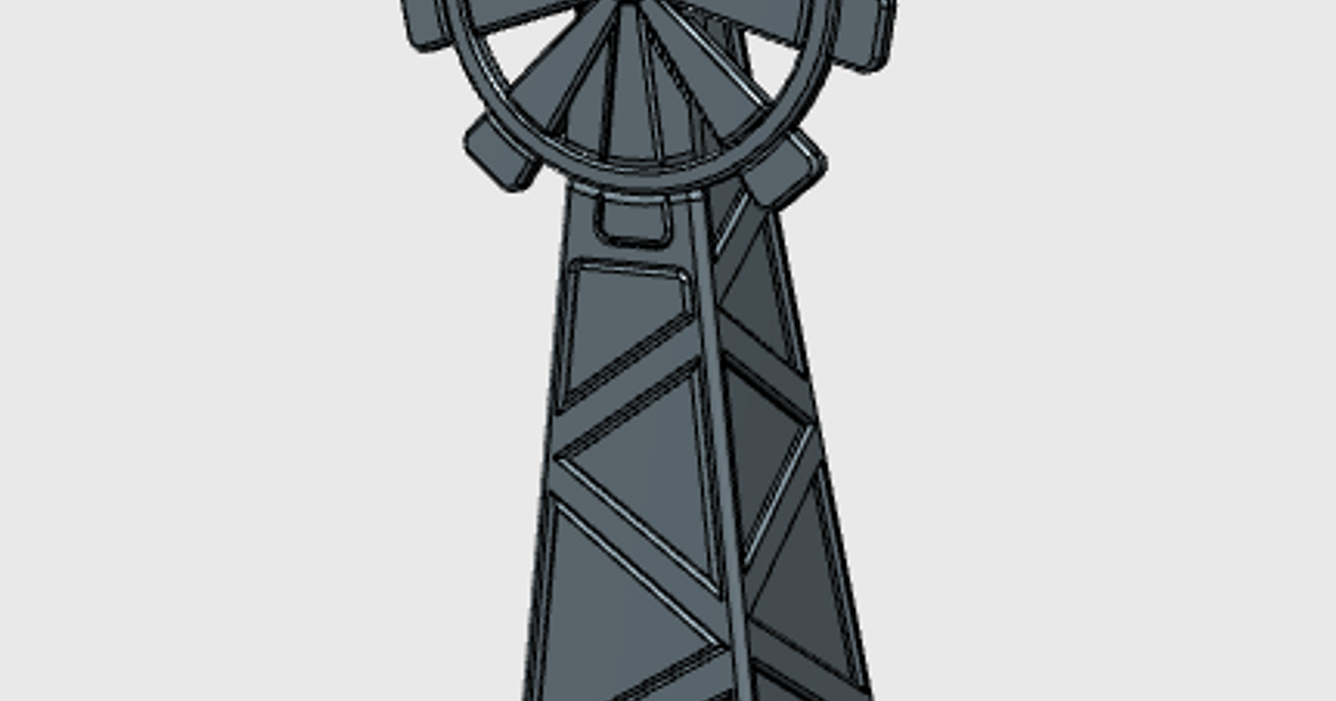 WindMill by BuildersMark | Download free STL model | Printables.com