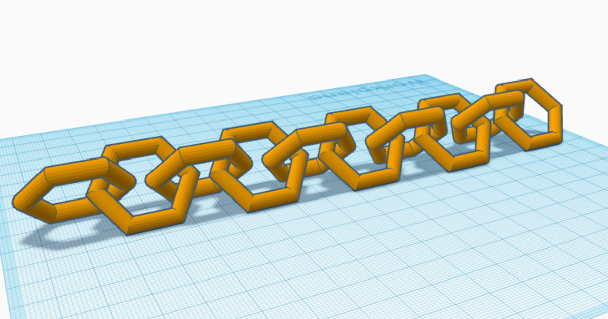 Hex Chain by Bguyinscratch | Download free STL model | Printables.com