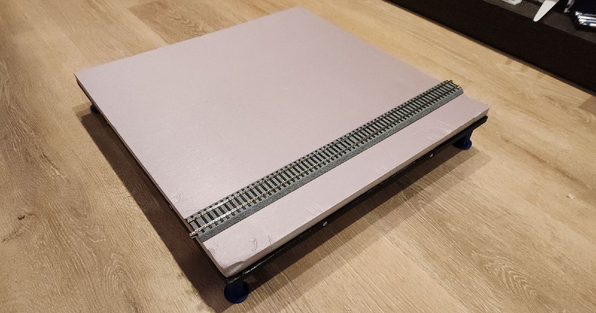 Single Straight T-Track Module (HO) by Borgen Models | Download free ...