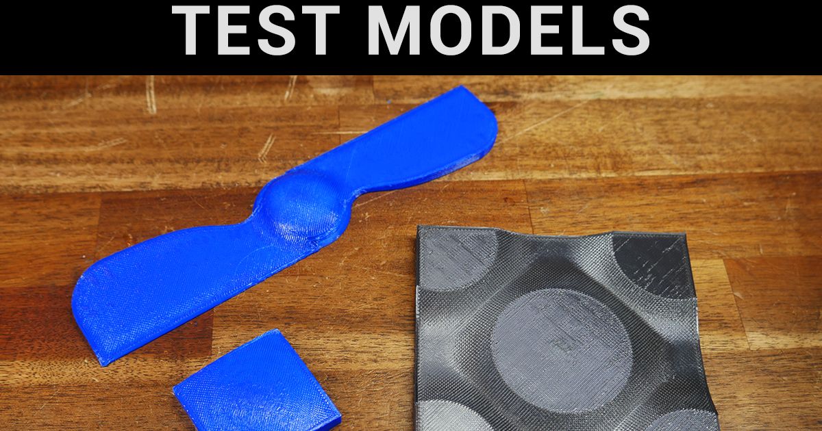 Non-planar 3D printing test models by TeachingTech | Download free STL ...