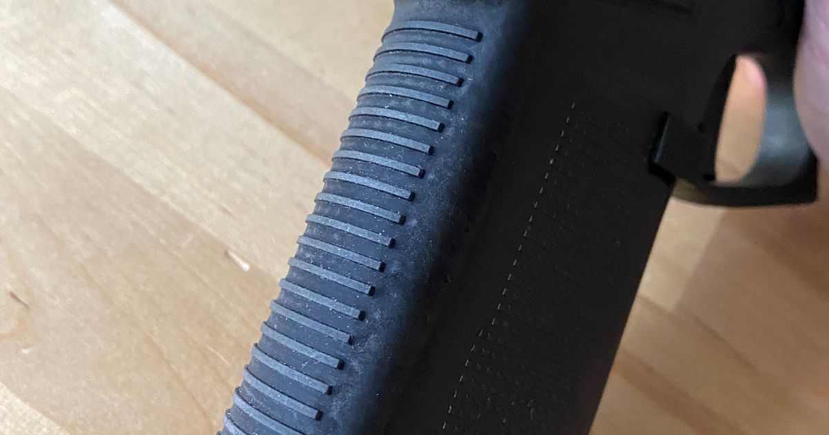 Glock 43x backstrap Long by WahrerGriff | Download free STL model ...