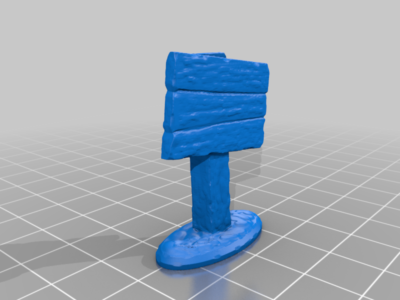 Mini Sign Post by Zac M | Download free STL model | Printables.com