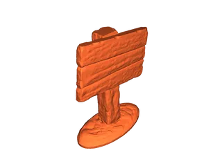 Mini Sign Post by Zac M | Download free STL model | Printables.com