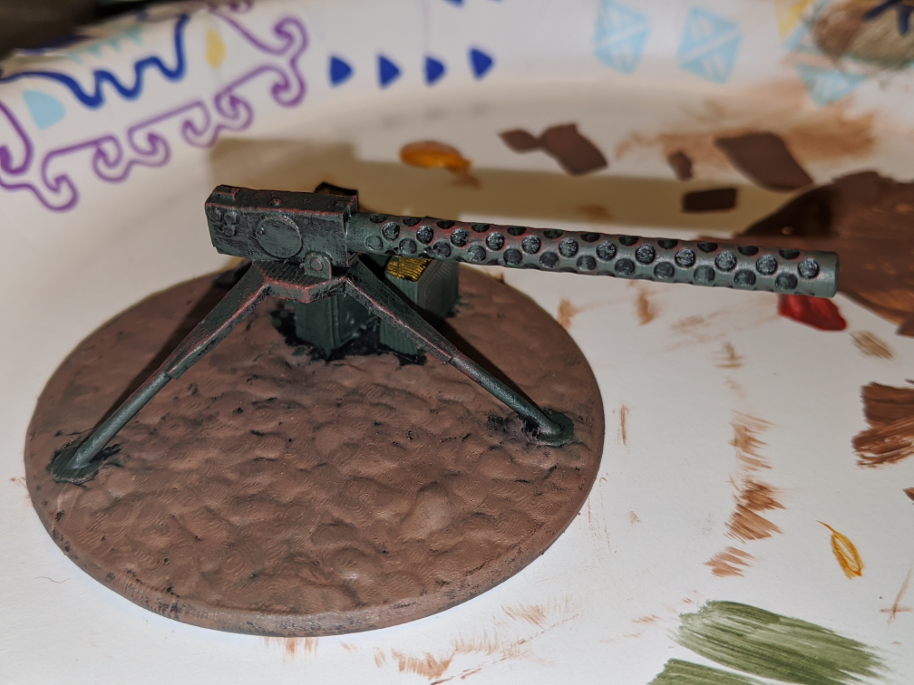 Vintage Machine Gun Terrain Model by Zac M | Download free STL model ...