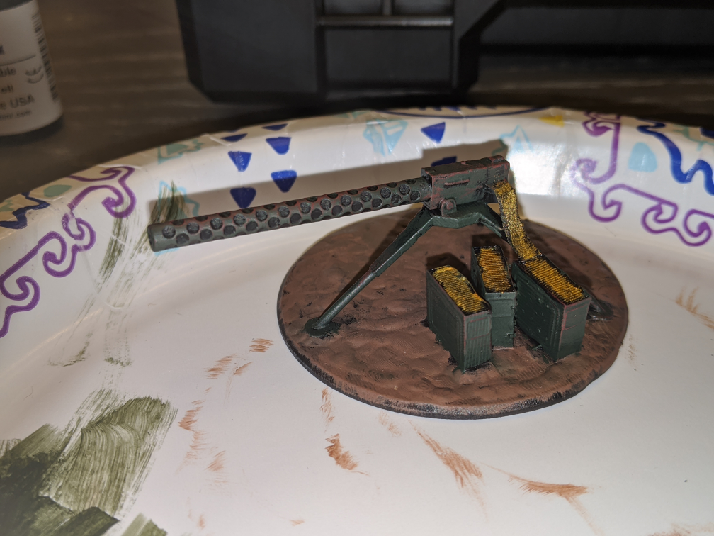 Vintage Machine Gun Terrain Model by Zac M | Download free STL model ...