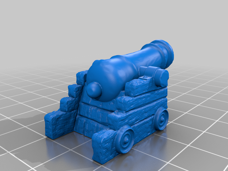 Small Cannon model by Zac M | Download free STL model | Printables.com