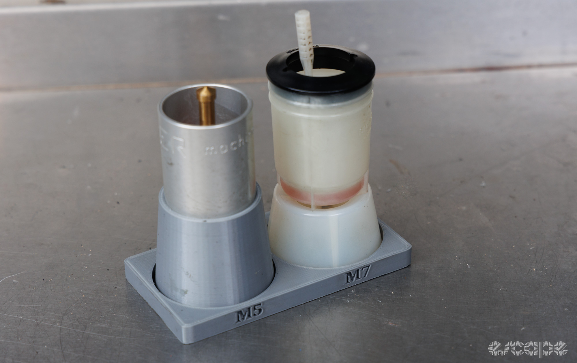 Holder for Shimano TL-BR002 and TL-BR003 bleed cups by Dave Rome ...