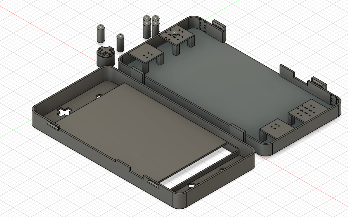 Raspberry Pi snap fit retro gaming handheld by Baz | Download free STL ...