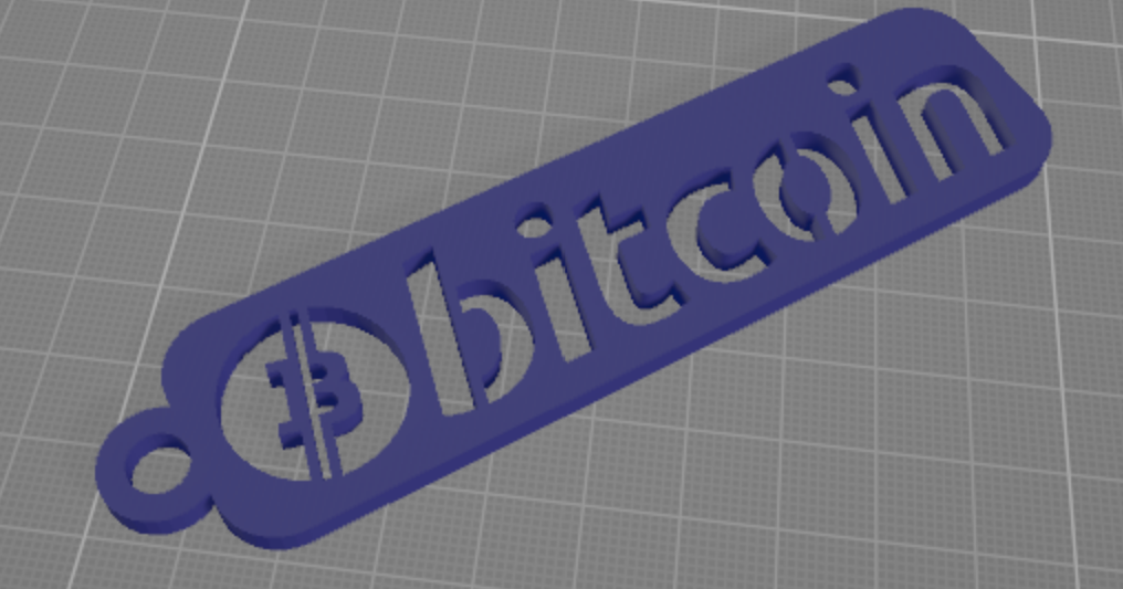 Bitcoin Keychain by Delerium | Download free STL model | Printables.com