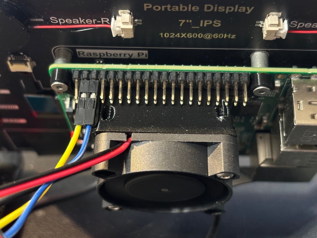 40mm Fan Mount for Raspberry Pi 3 Model B V1.2 (2015) by zzzy ...