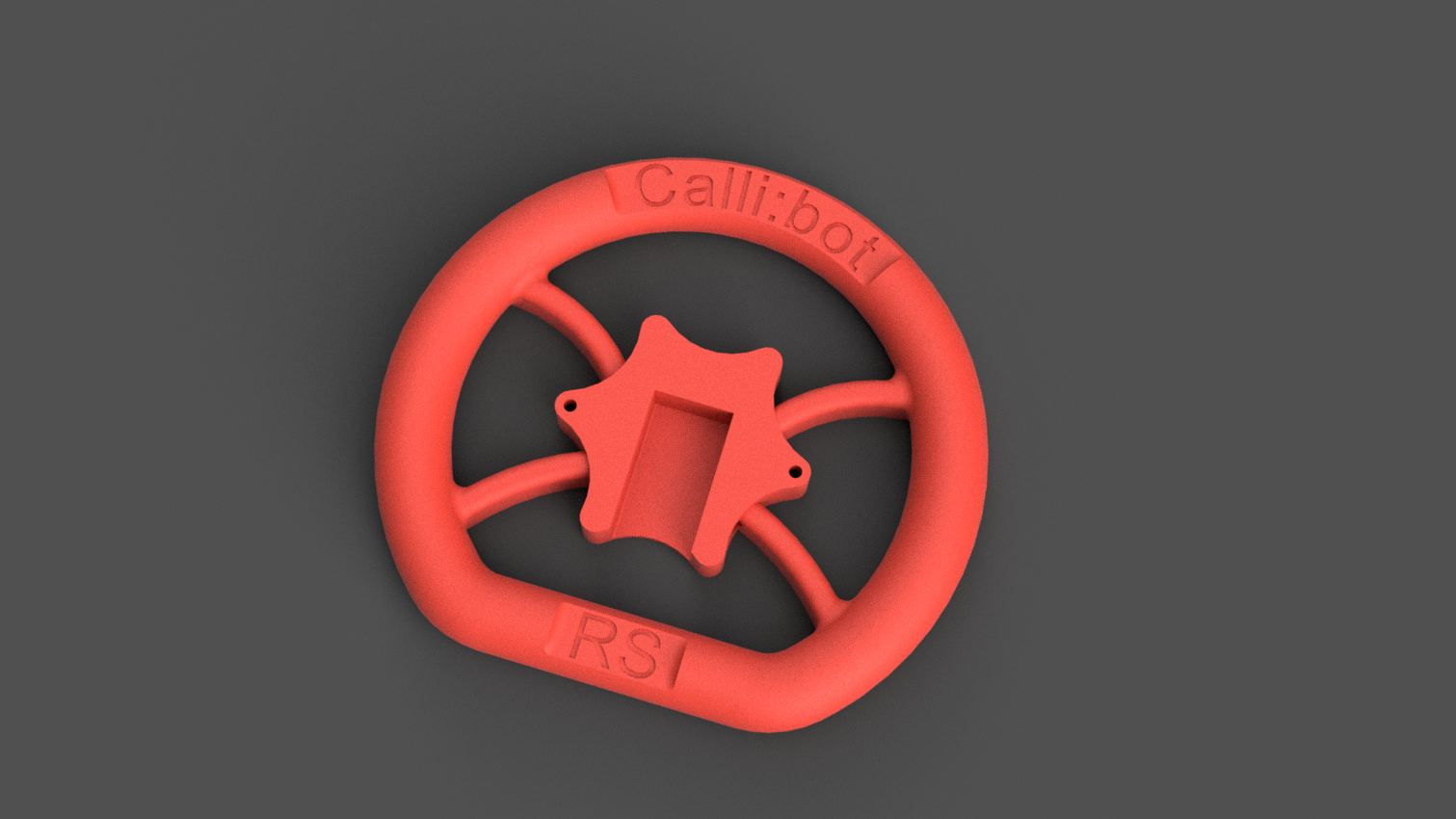 Calli:bot Racing Wheel by paeppi | Download free STL model | Printables.com
